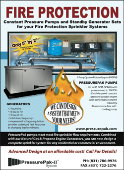 Pressure Pak Fire Protection